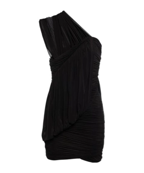 Rick Owens Edfu One-shoulder Minidress - Black