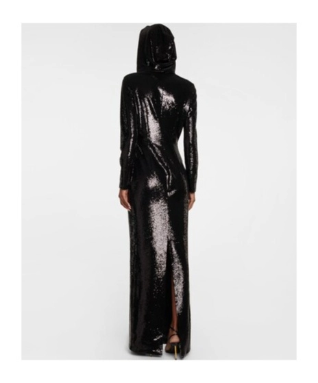 TOM FORD Sequin-embellished Hooded Gown