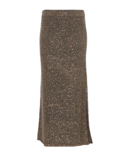 Altuzarra Dione Sequin-embellished Midi Skirt - Brown
