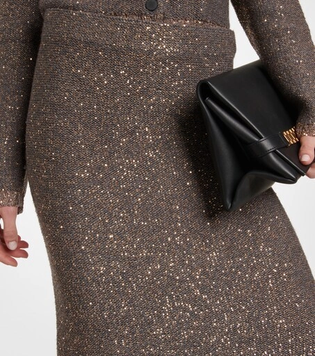 Altuzarra Dione Sequin-embellished Midi Skirt