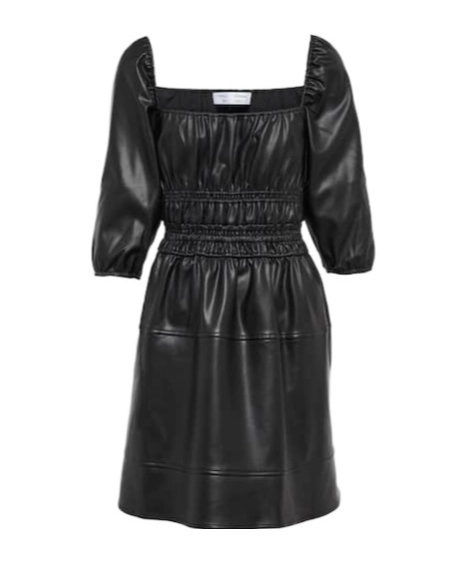 Proenza Schouler Leather Minidress - Black