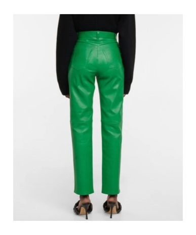Stouls High-rise Leather Pants