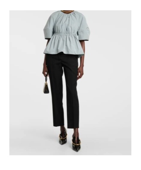 JIL SANDER Tailored Straight Wool Pants