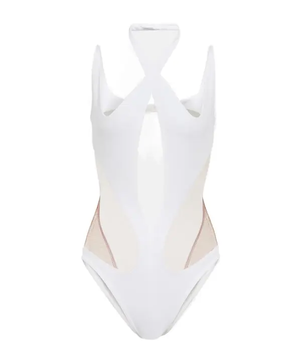 MUGLER Illusion Cutout Bodysuit
