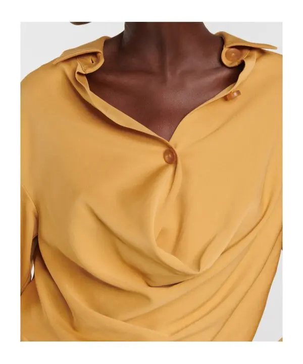 Christopher Esber Draped Shirt - Yellow