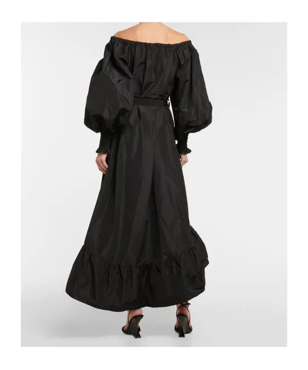 PATOU Off-the-shoulder Long-sleeved Dress