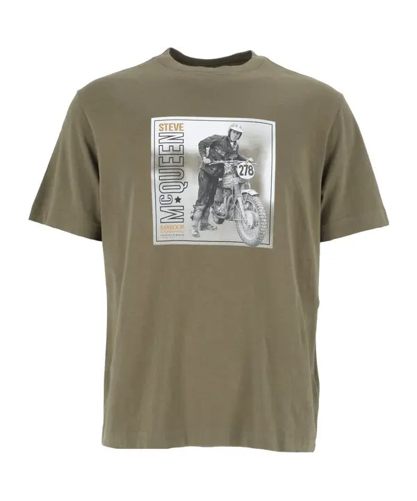 Barbour Steve Mcqueen Brandon Graphic Crewneck T-shirt