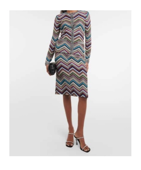 Missoni Zig Zag Wool-blend Pencil Skirt