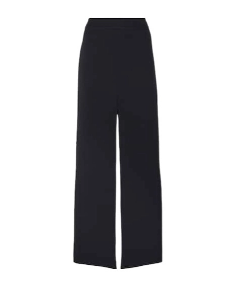 SAFIYAA LONDON Elowen High-waisted Crepe Maxi Skirt - Black