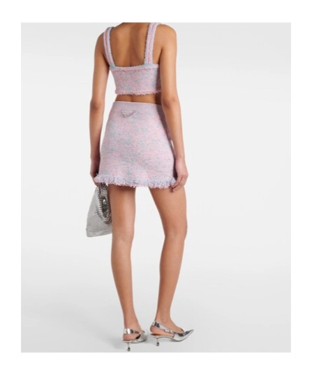 Rabanne Tweed Crop Top