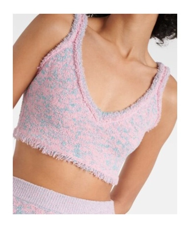 Rabanne Tweed Crop Top