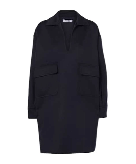 Max Mara Pinna Wool Minidress - Black