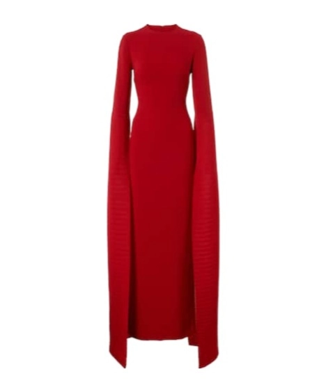 Solace Naomi Crepe Gown - Red