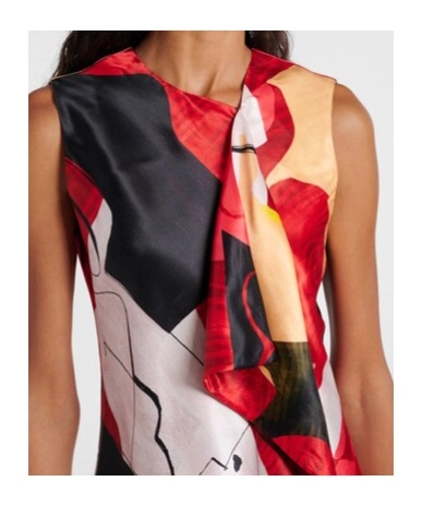 ROKSANDA Printed Satin Top