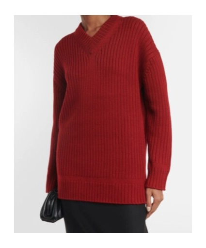 EMILIA WICKSTEAD Ribbed-knit Wool Sweater