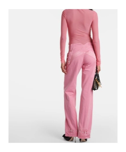 Blumarine Low-rise Straight Cargo Jeans