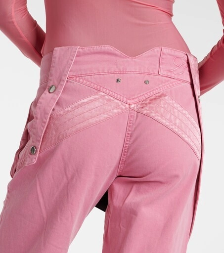 Blumarine Low-rise Straight Cargo Jeans