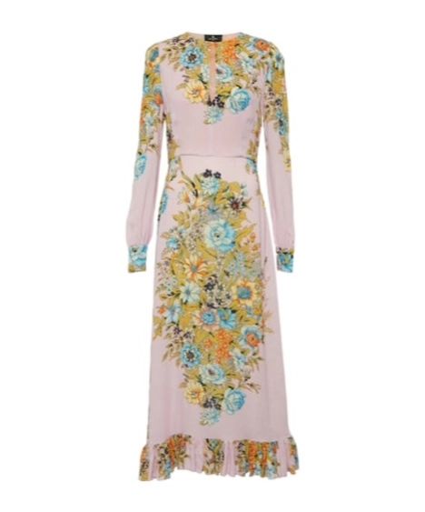 Etro Floral Minidress - Pink