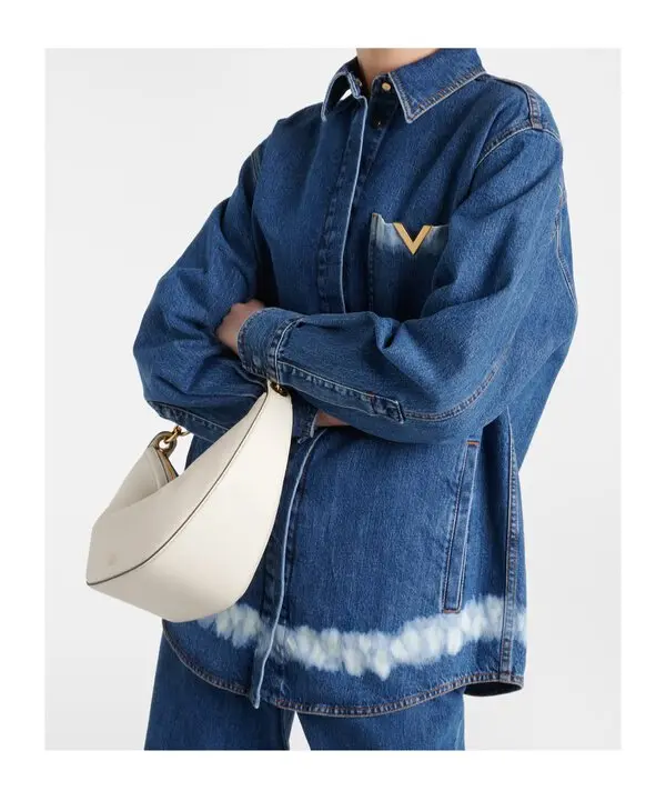 Valentino Garavani Distressed Denim Shirt