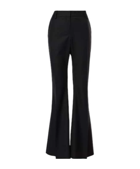 Nina Ricci Wool Gabardine Flared Pants