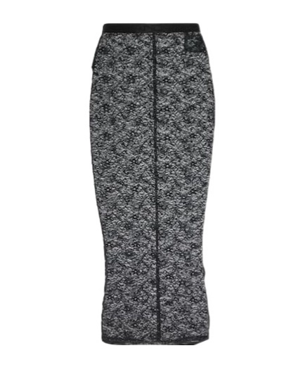 Alessandra Rich Lace Pencil Skirt