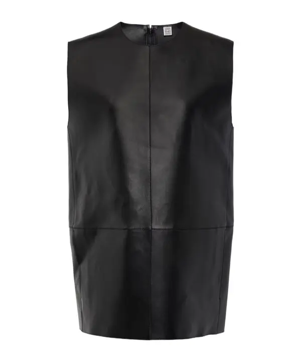 TOTEME Round Neck Sleeveless Vest