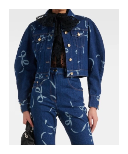 Nina Ricci Printed Denim Jacket