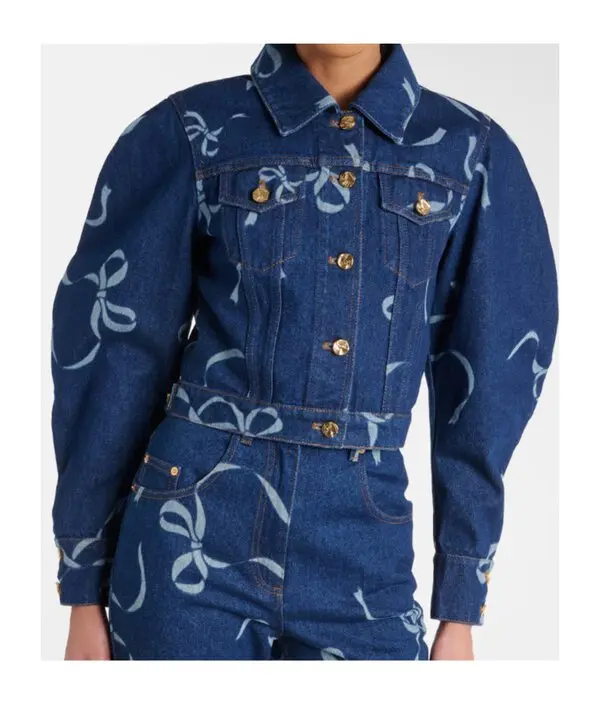 Nina Ricci Printed Denim Jacket