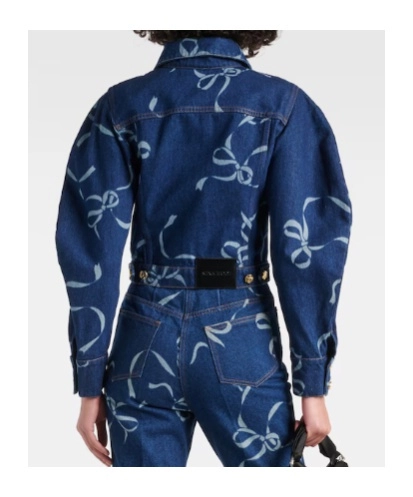 Nina Ricci Printed Denim Jacket