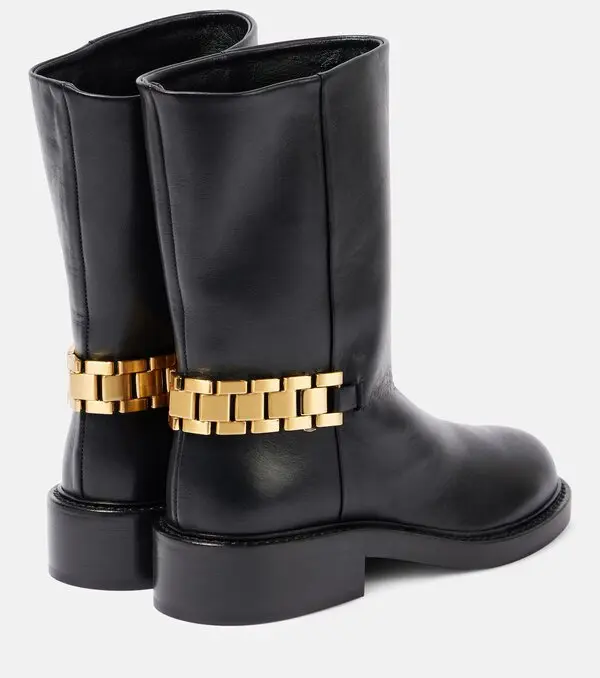 Victoria Beckham Leather Ankle Boots