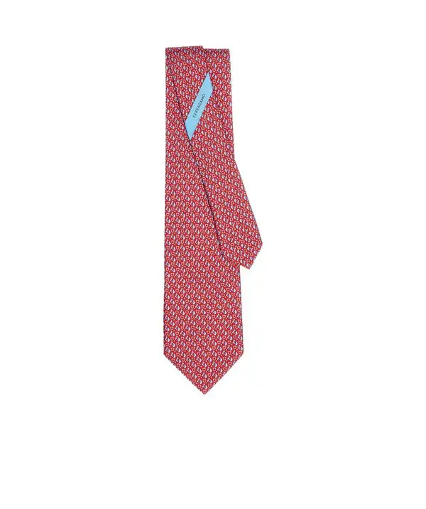 FERRAGAMO Equestrian Printed Tie