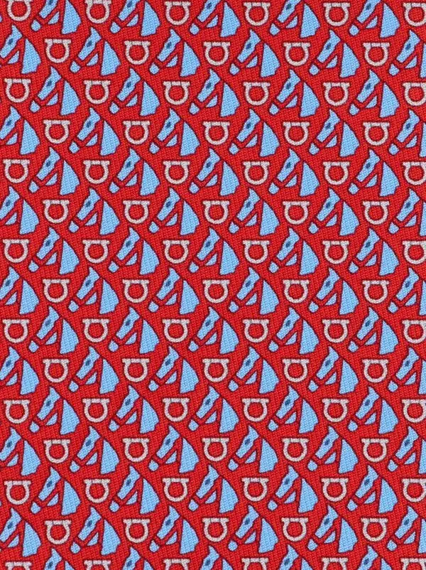 FERRAGAMO Equestrian Printed Tie