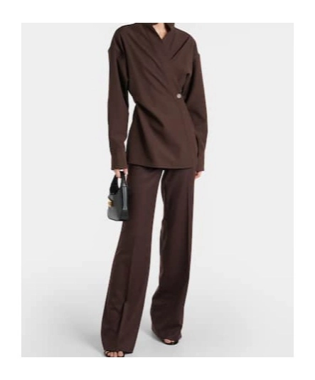 FERRAGAMO Wrap Wool Shirt