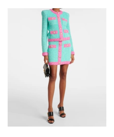 Balmain Knitted Miniskirt