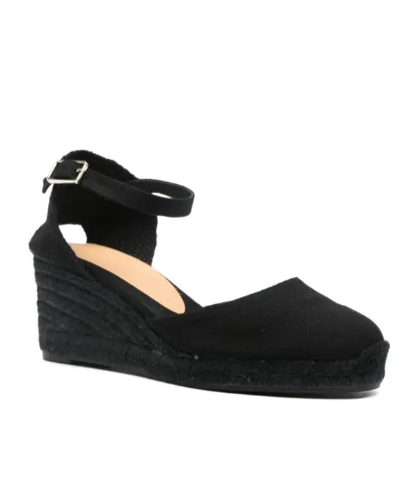 CastaÑer Straw-woven Wedge Heels