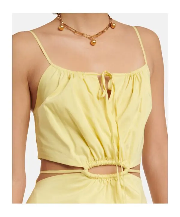 Simkhai Spaghetti Strap Cutout Dress
