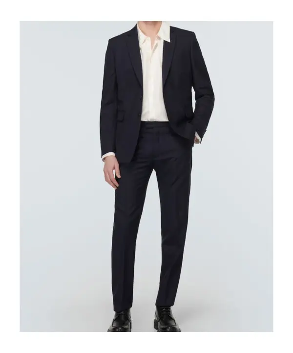 Dries Van Noten Single-breasted Wool Suit