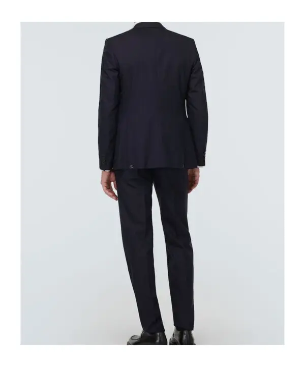 Dries Van Noten Single-breasted Wool Suit
