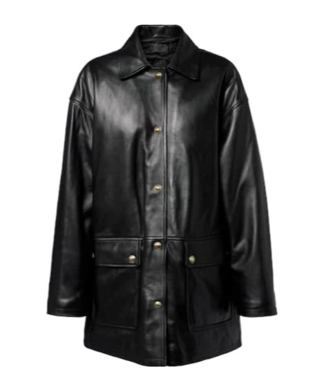 NILI LOTAN Fur Coat - Black