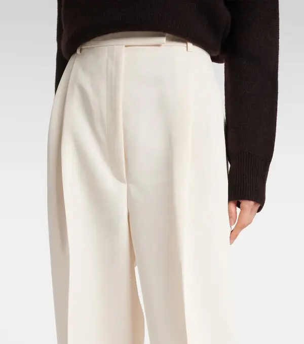 RÓHE High-waisted Wide-leg Casual Pants
