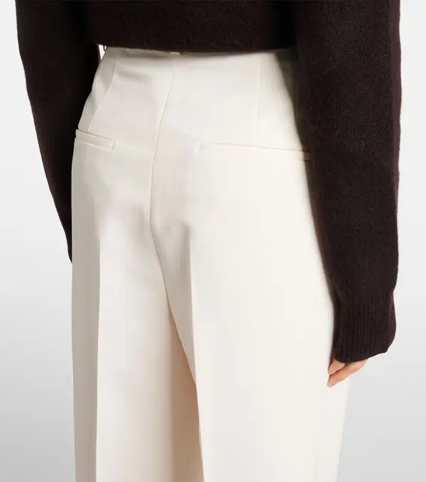 RÓHE High-waisted Wide-leg Casual Pants