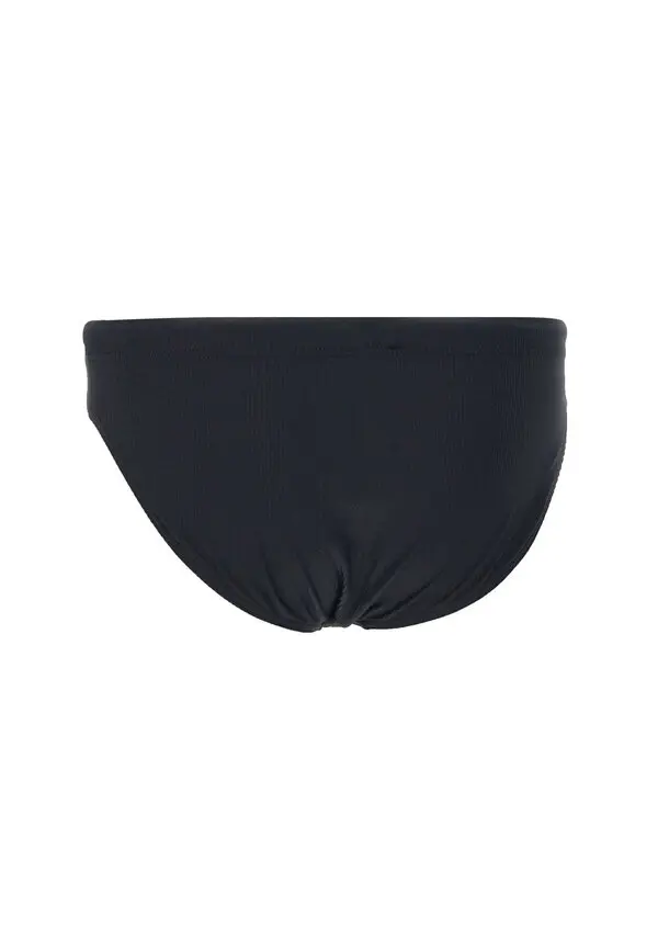 Emporio Armani Low Rise Fine-ribbed Swim Briefs