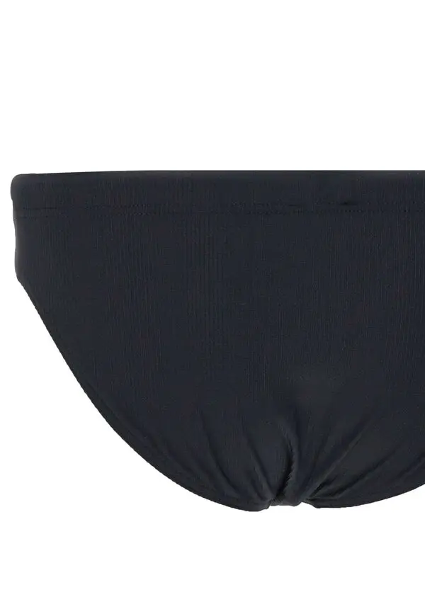Emporio Armani Low Rise Fine-ribbed Swim Briefs