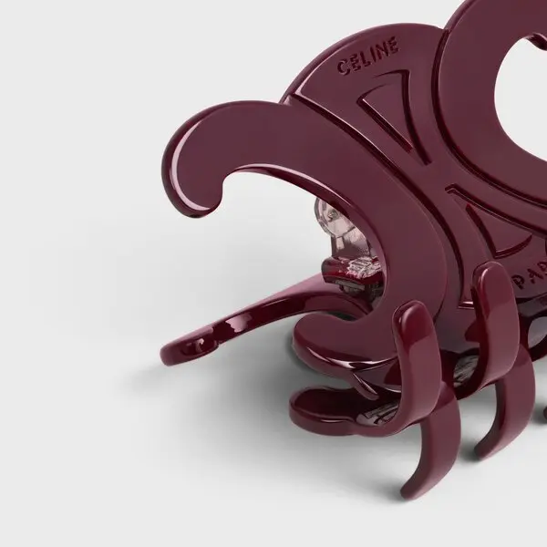 Celine Large Hair Claw In Acetate