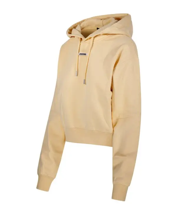 Jacquemus Logo Patch Drawstring Hoodie