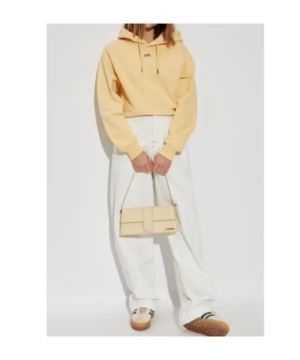 Jacquemus Logo Patch Drawstring Hoodie