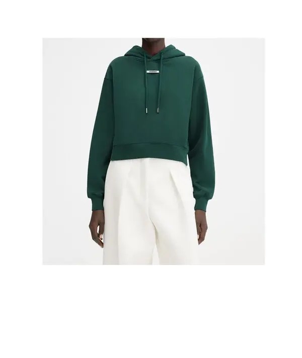 Jacquemus Logo Patch Drawstring Hoodie