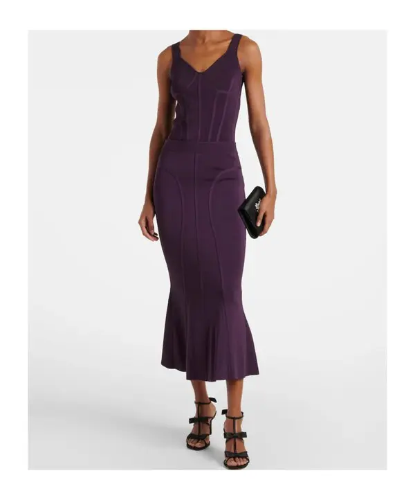 Nina Ricci Peplum Maxi Skirt