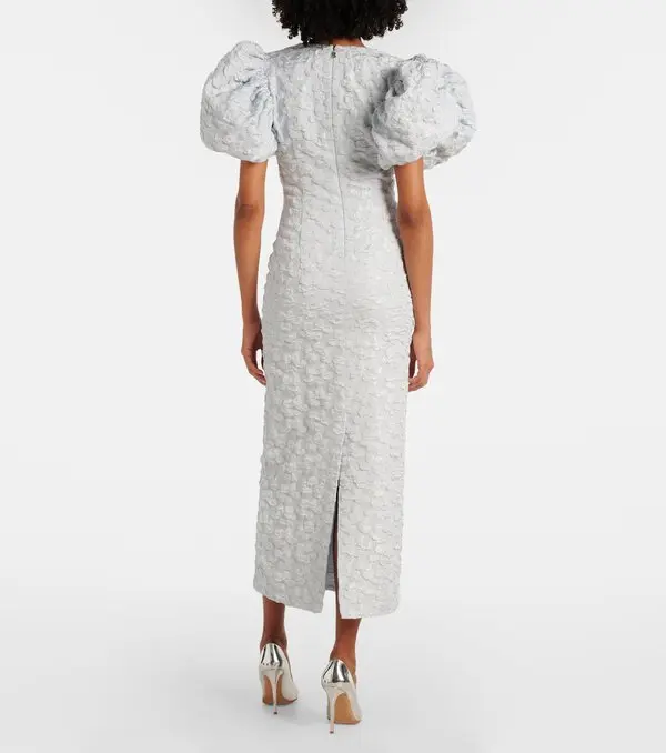 ROTATE BY BIRGER CHRISTENSEN Floral Jacquard Dress