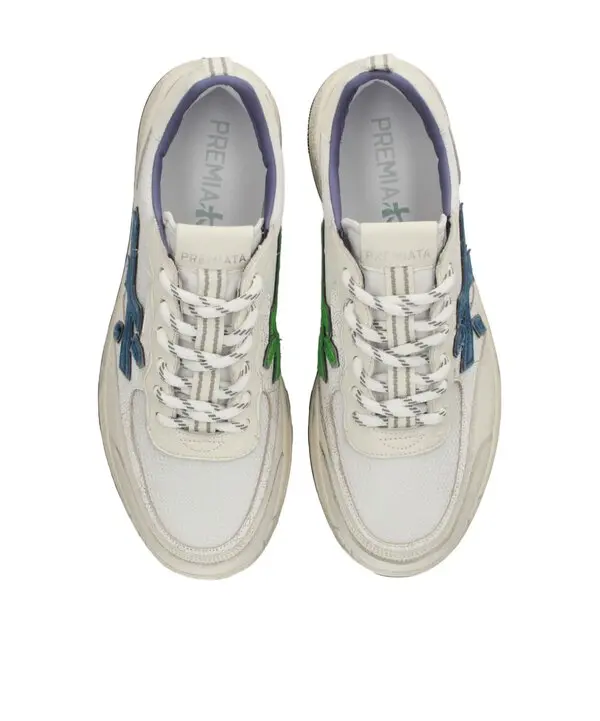 Premiata Nous 8063 Sneakers Fashion-forward Italian Style For - White